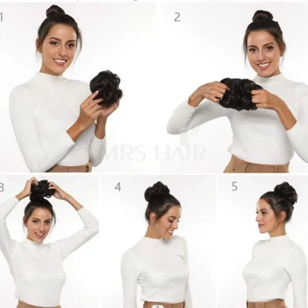 The Flexi-Bun | Premium Real Human Hair Bun - Hair and Glory